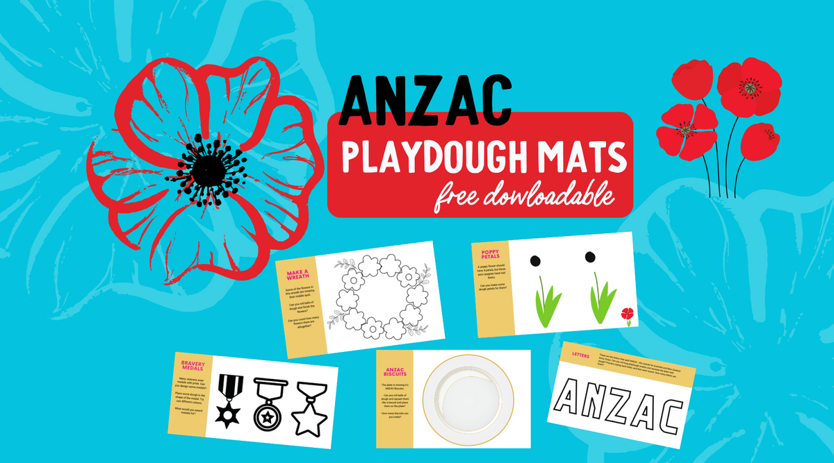 Anzac Playdough Mats: Fun and Educational Activity for Kids