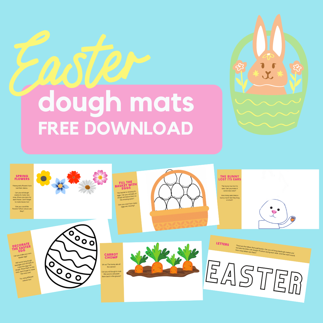 Easter Playdough Mats | Free Downloadable | Fun for Kids