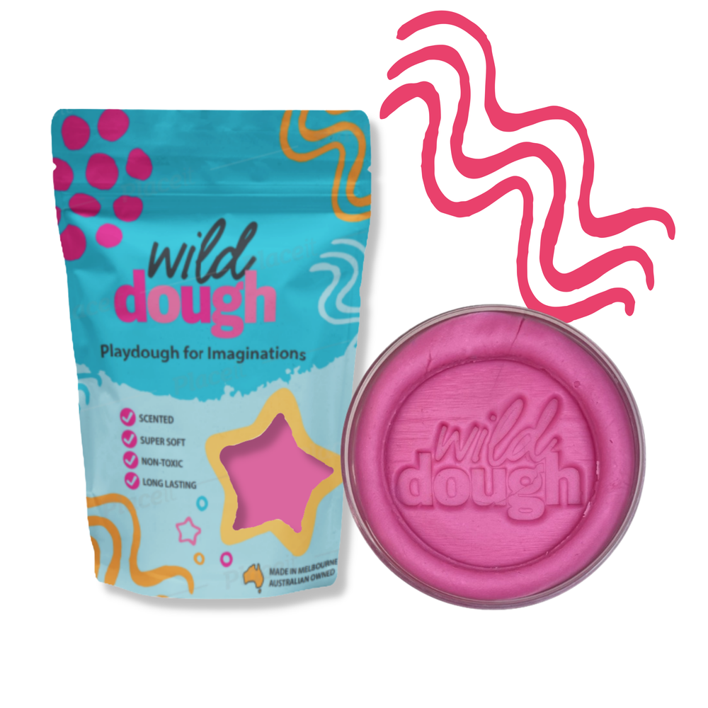 Flamingo Pink Playdough