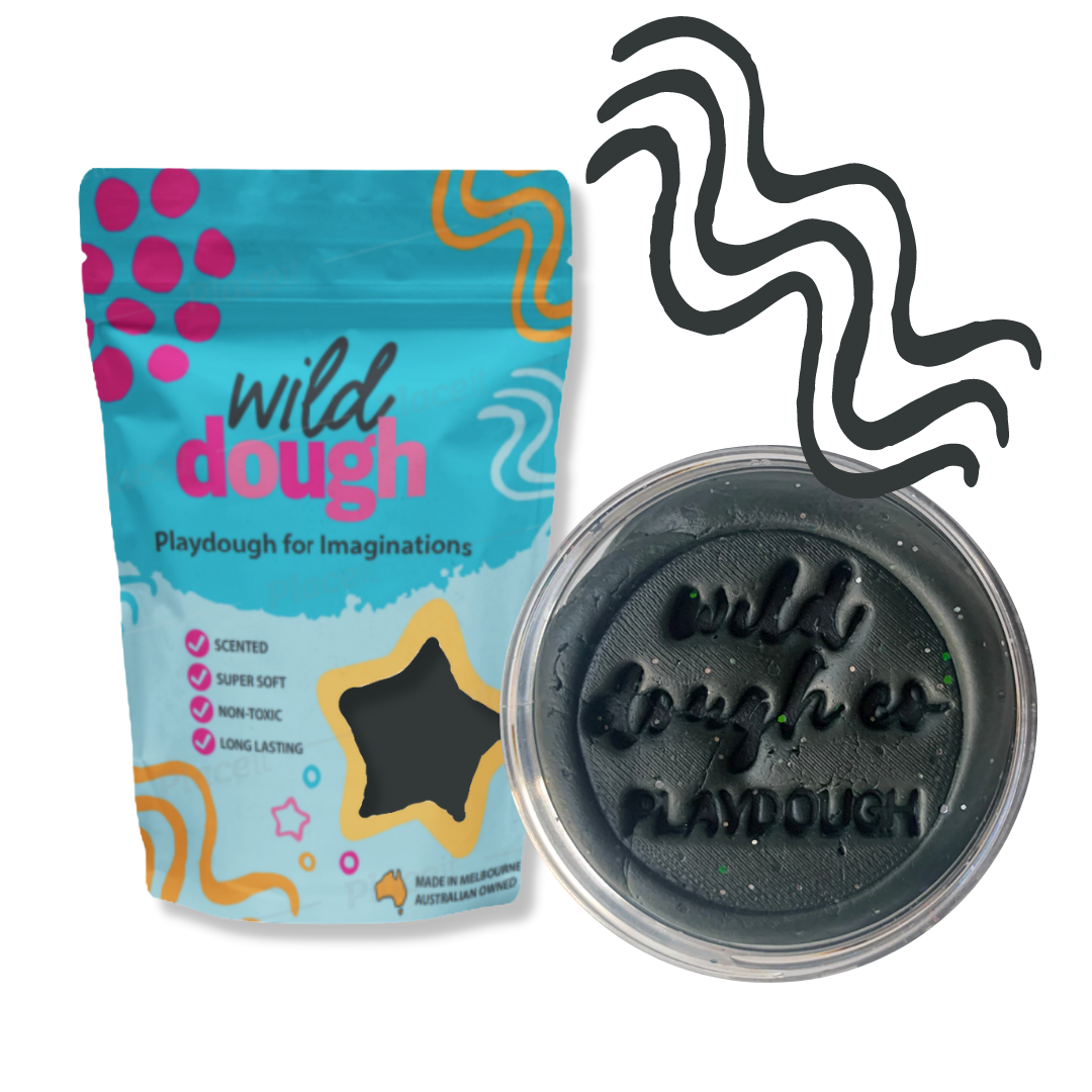 Galaxy Black Playdough